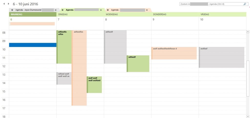 Overzicht agenda's (overlayweergave) - Haal meer uit Microsoft Office